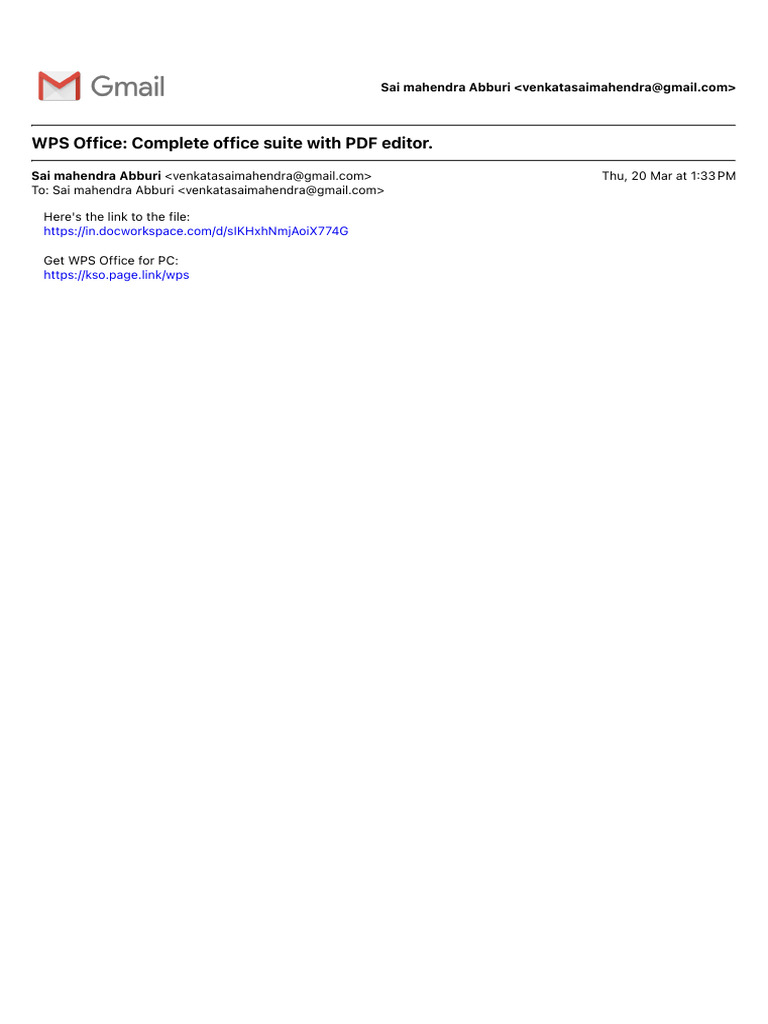 WPS Office - Complete Office Suite With PDF Editor. | PDF