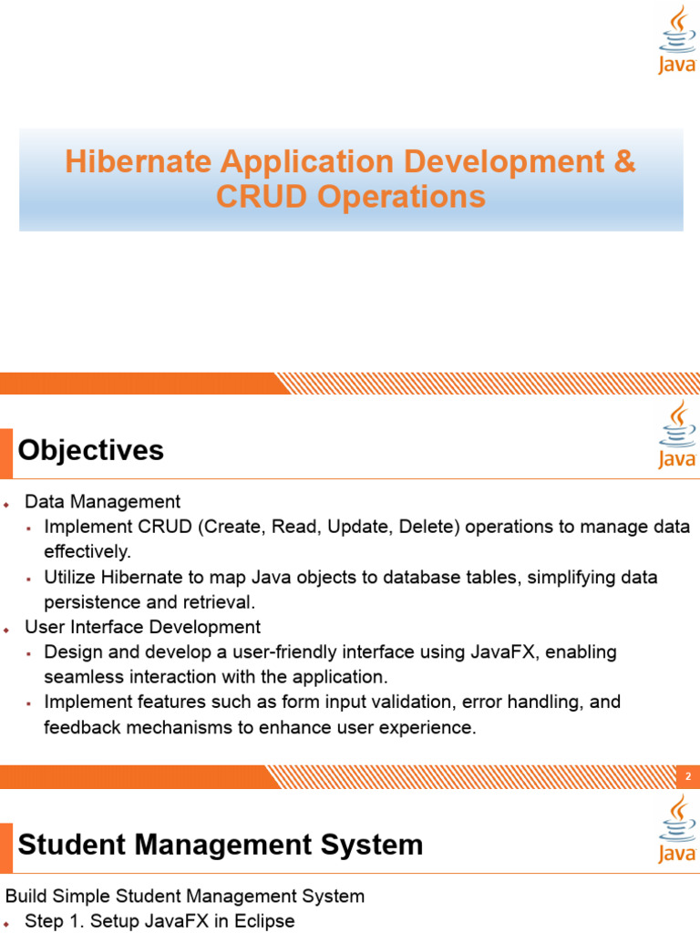 Day06 Hibernate Application Development And Crud Operationspptx Pdf 1542