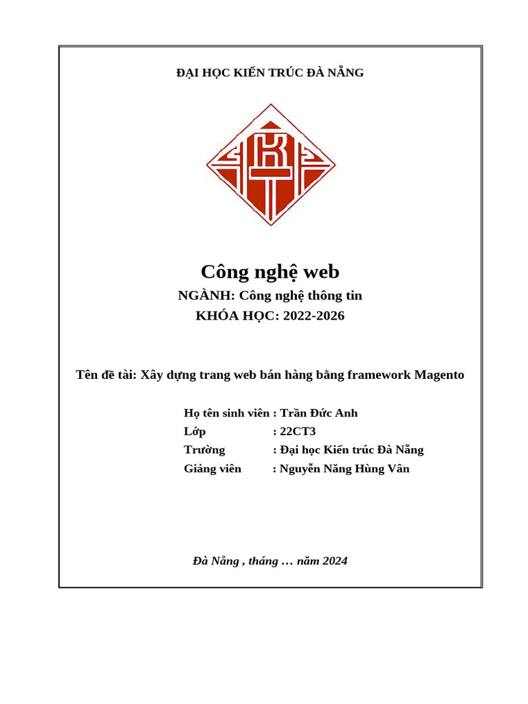 Bao Cao Mon CNW | PDF