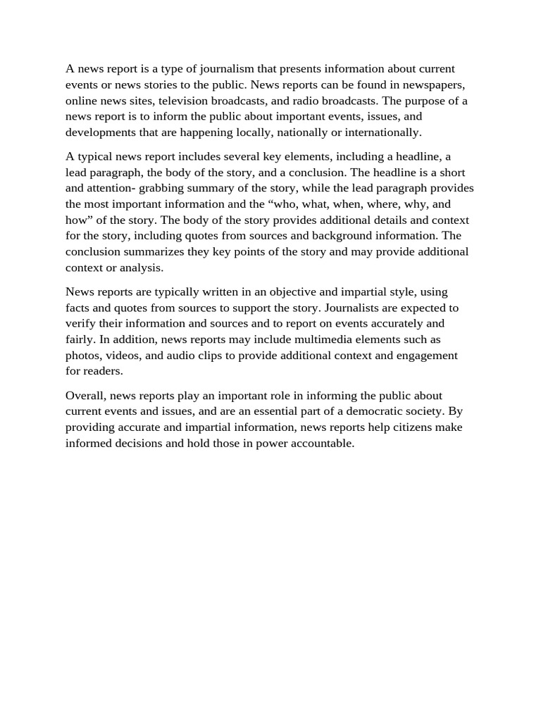 Persuasive Writing and News Report | PDF | Persuasion | News