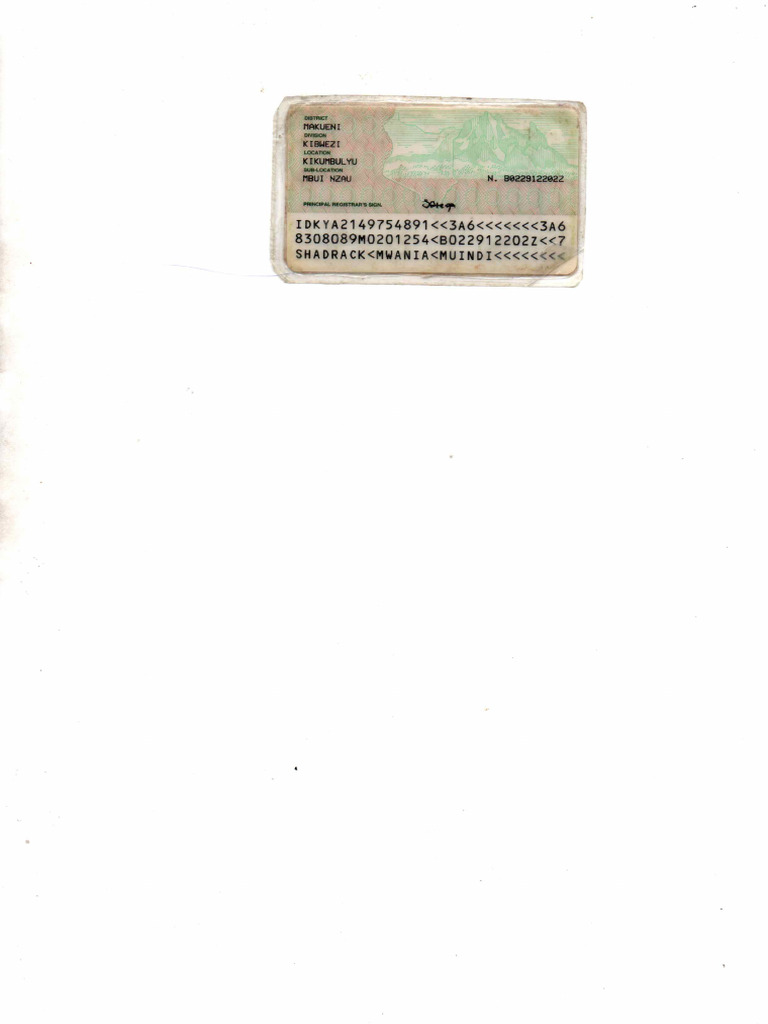 ID Back | PDF