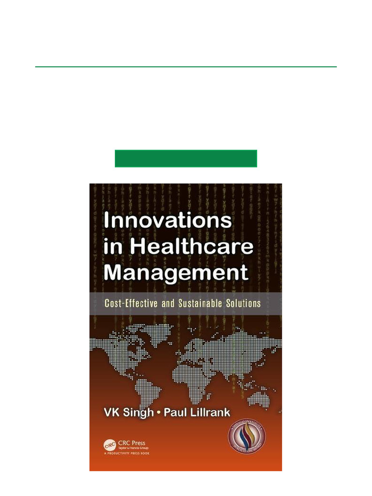Innovations in Healthcare Management PDF Download | PDF | Copyright ...