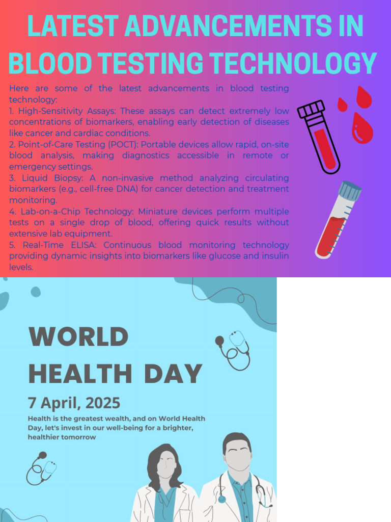 Latest Advancements in Blood Testing Technology PDF | PDF