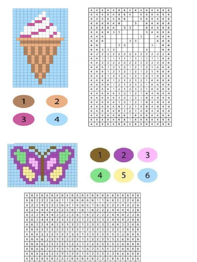 Color Numbers 1 | PDF