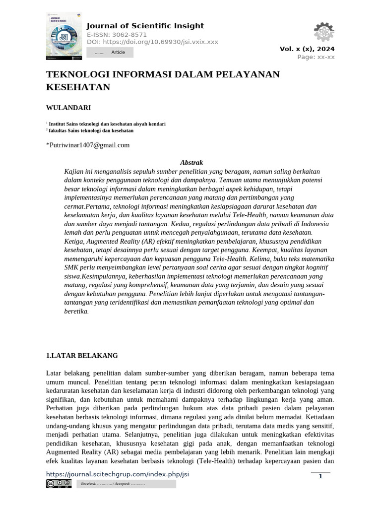 JSI-New Template 2024 | PDF