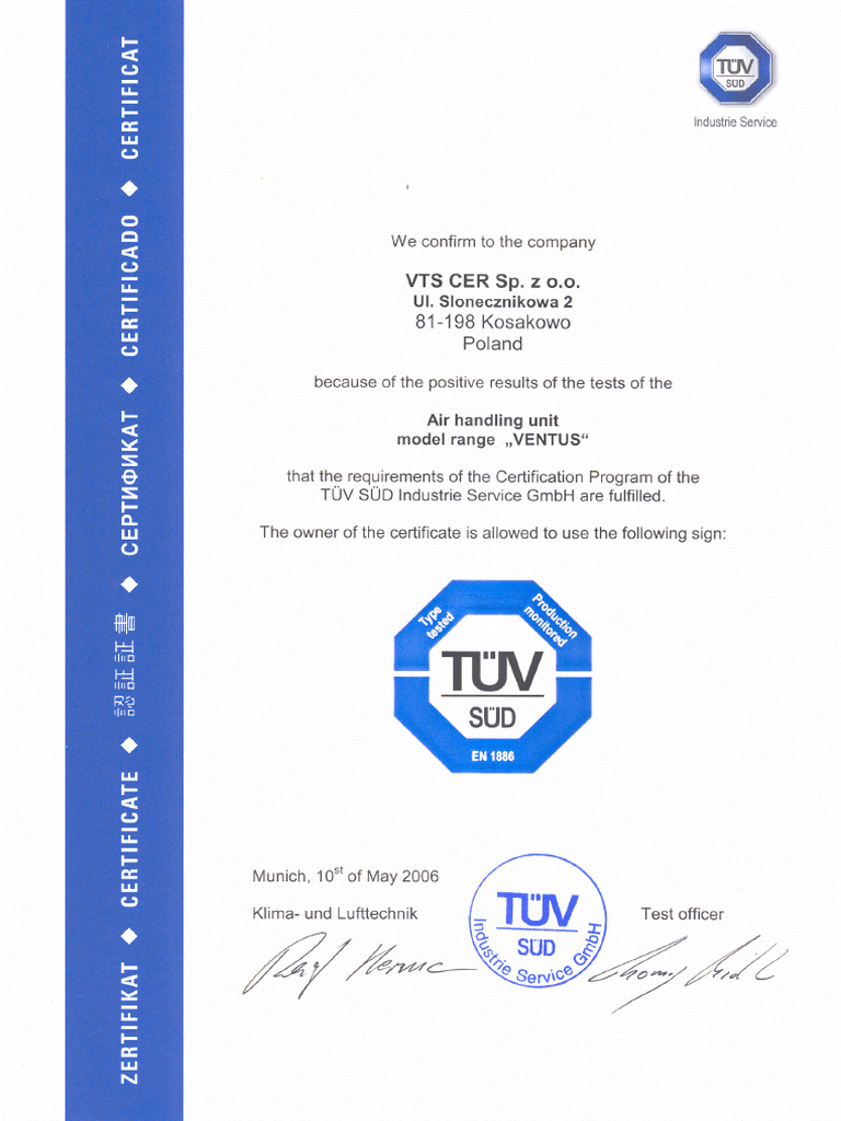 TUV | PDF