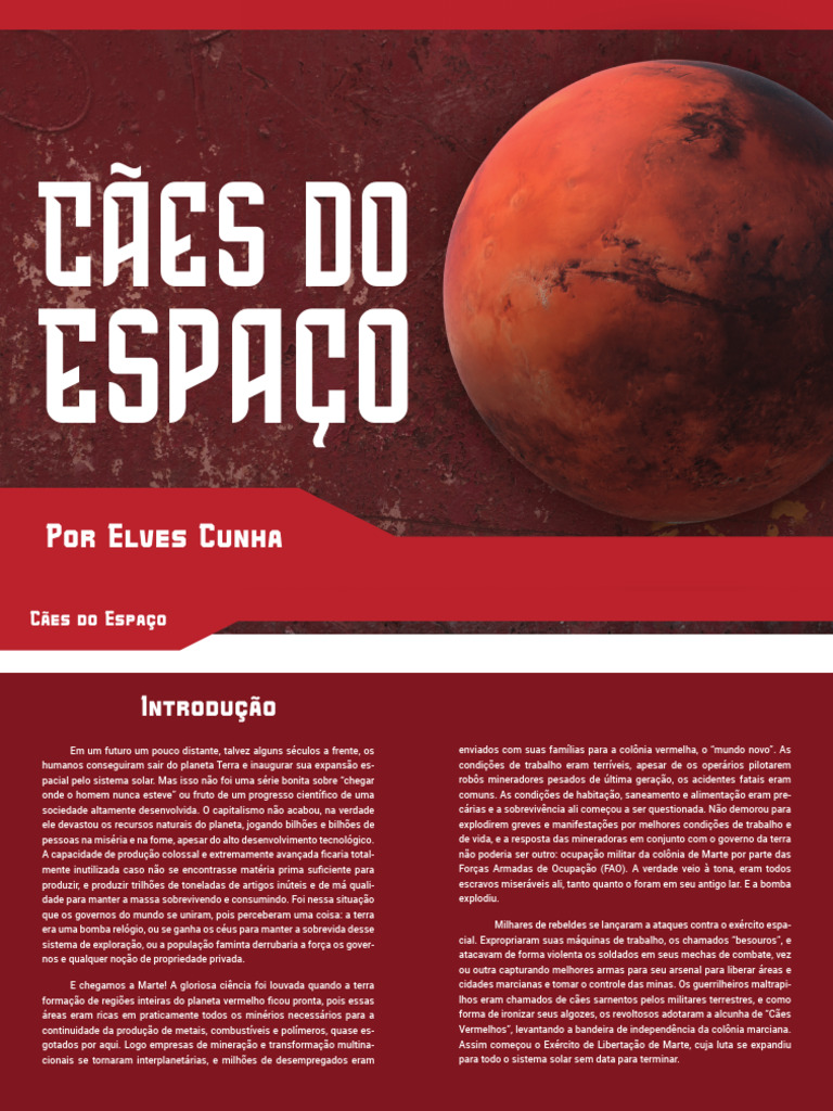 CaesdoEspaco-v1 0 | PDF | Cães | Marte