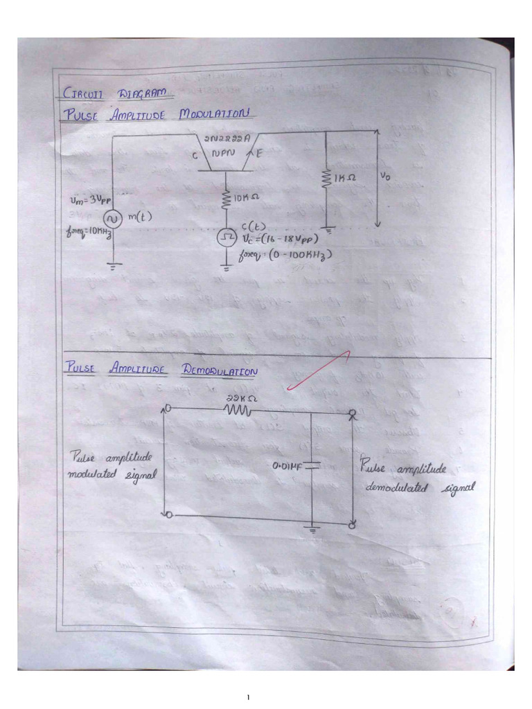 2.pulse Amplitude Modulation and de | PDF