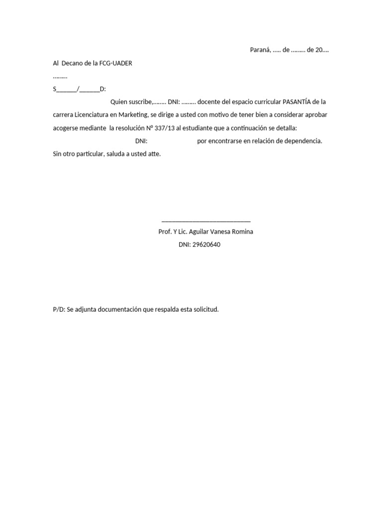 Nota Resol. 337 | PDF