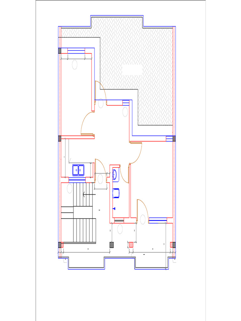Second Floor Terrace Plan Drawing | PDF