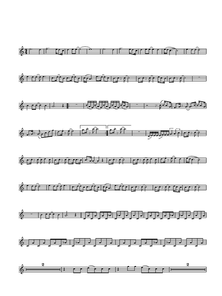 ABBA GOLD Trumpet 1 in BB | PDF