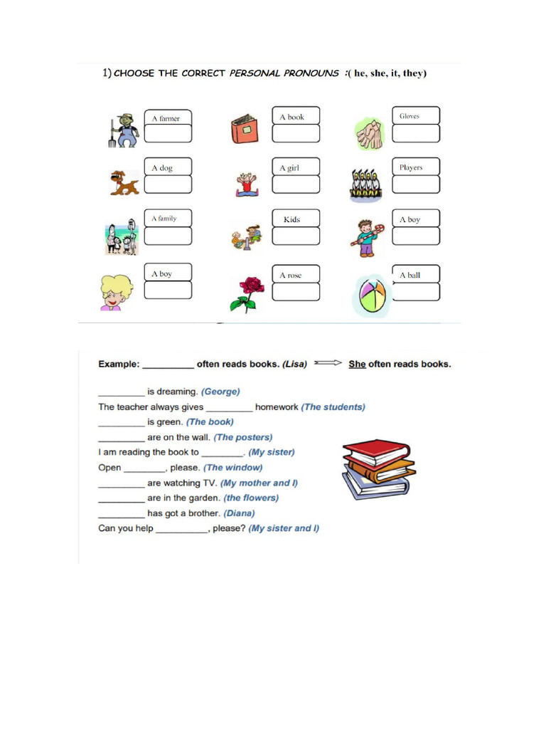 Epja Pronouns Activity | PDF