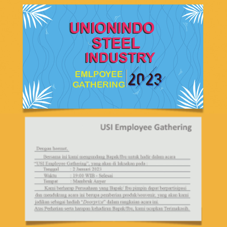 Undangan Employee Gathering | PDF