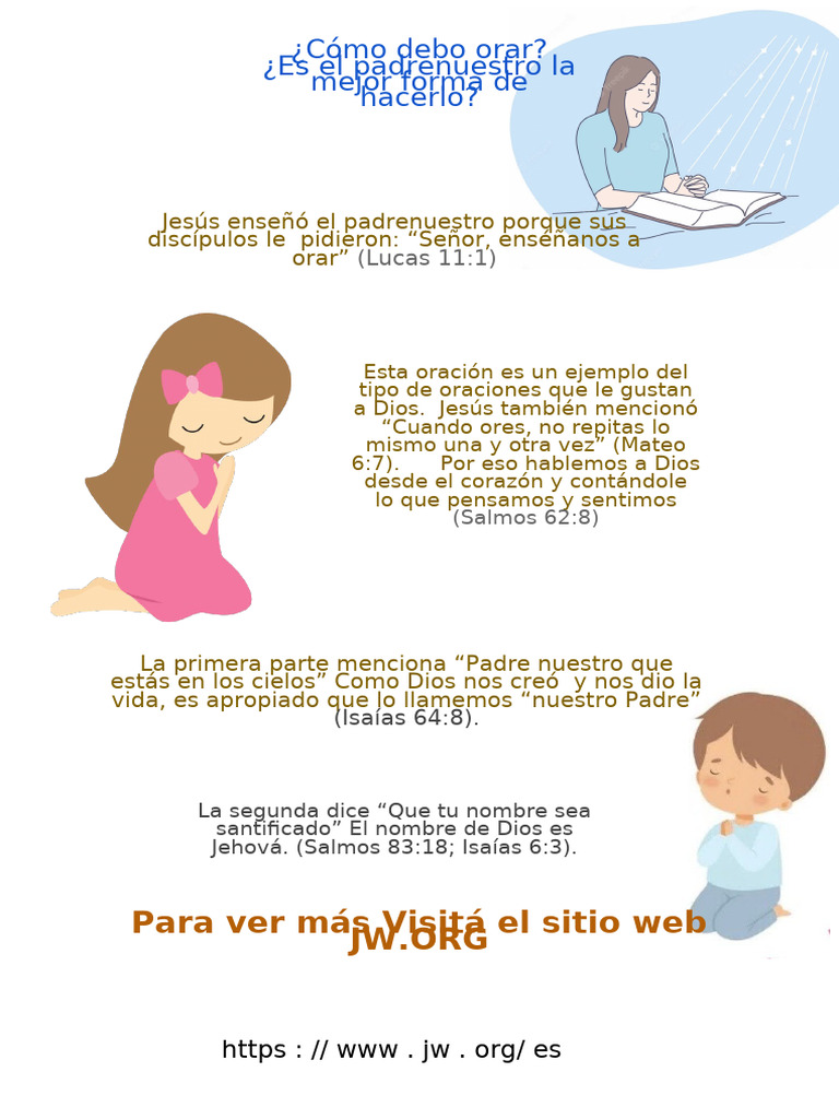 ¿Como debo orar_ | PDF