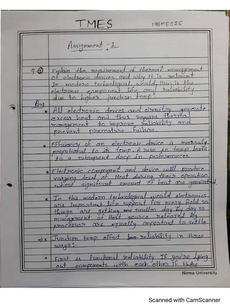TMES Assignment1 | PDF