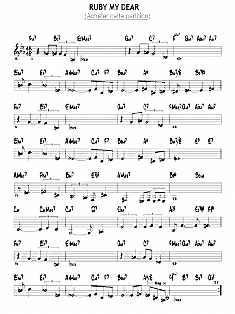 Ruby My Dear | PDF