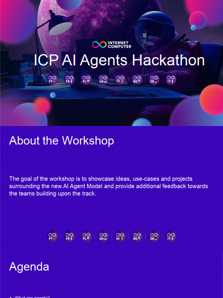 Icp Ai Agent Hackaton - Workshop | PDF | Artificial Intelligence ...