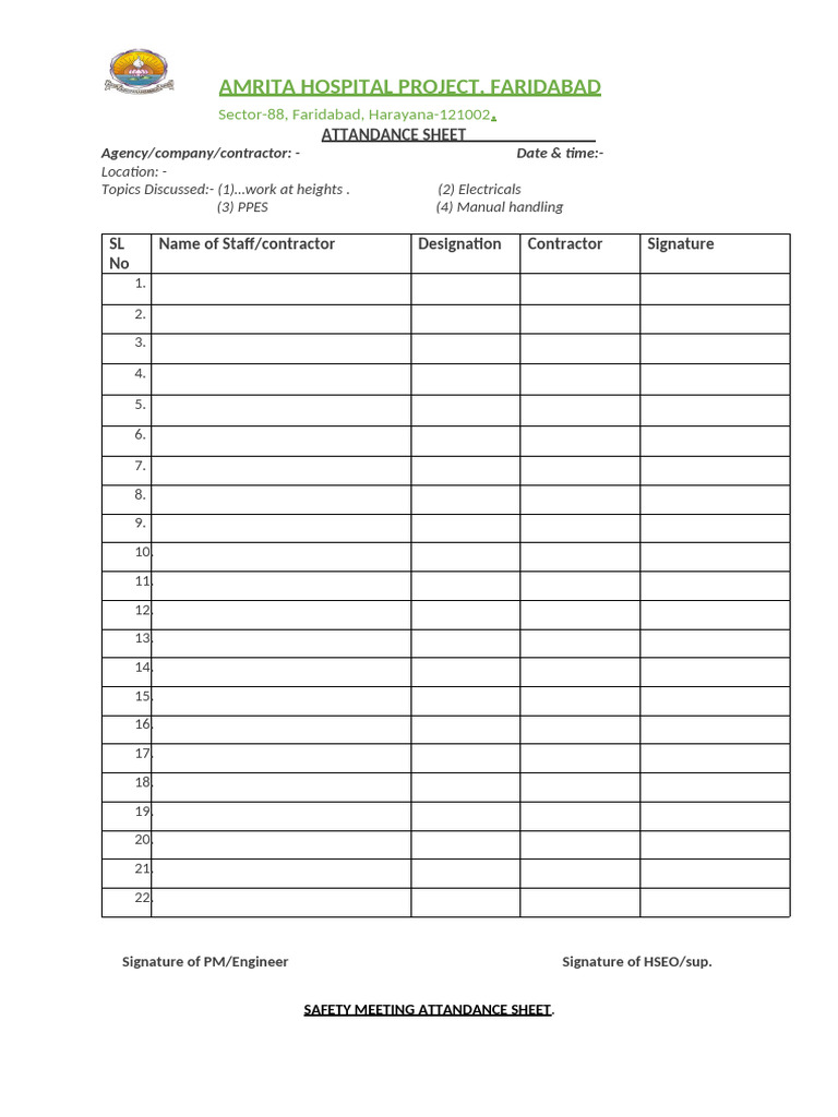 TBT format to all contractor | PDF