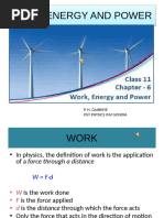 Work Energy Power Class 11 Formula Sheets | PDF | Collision | Force