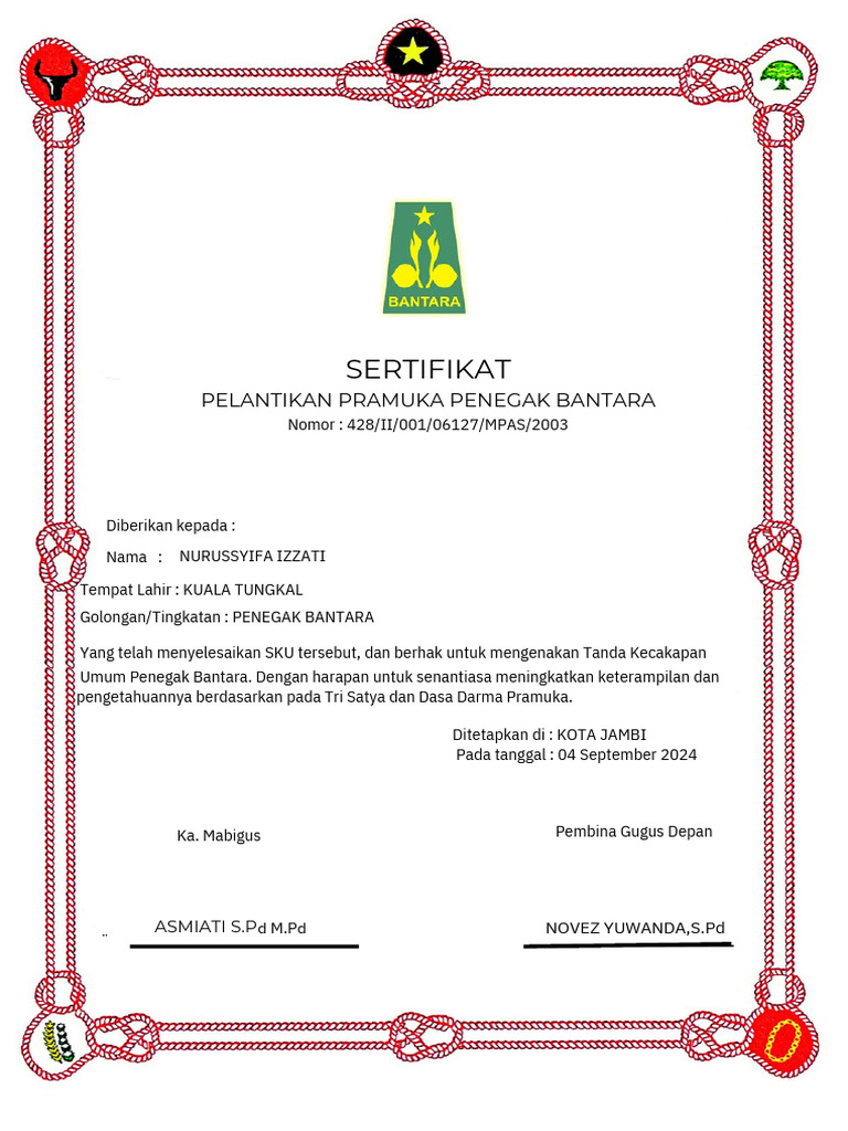 641579812-SERTIFIKAT-BANTARA - PDF 20250121 093358 0000 | PDF