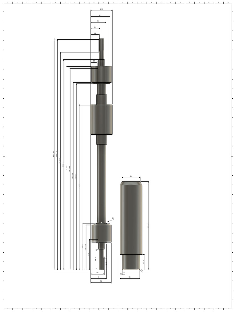 295 Traction Motor Longest Assebly 2 D Drawing | PDF