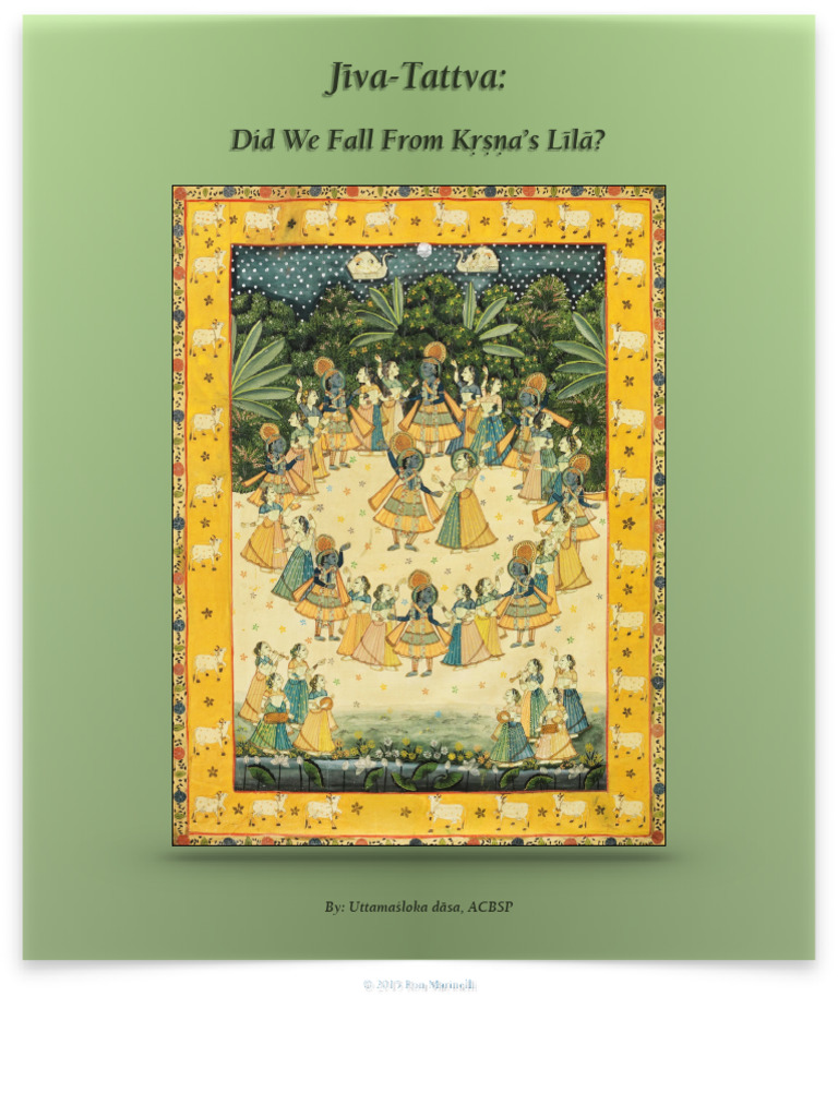 Jiva-tattva - Did We Fall From Krsna's Lila | PDF | Faith | Truth