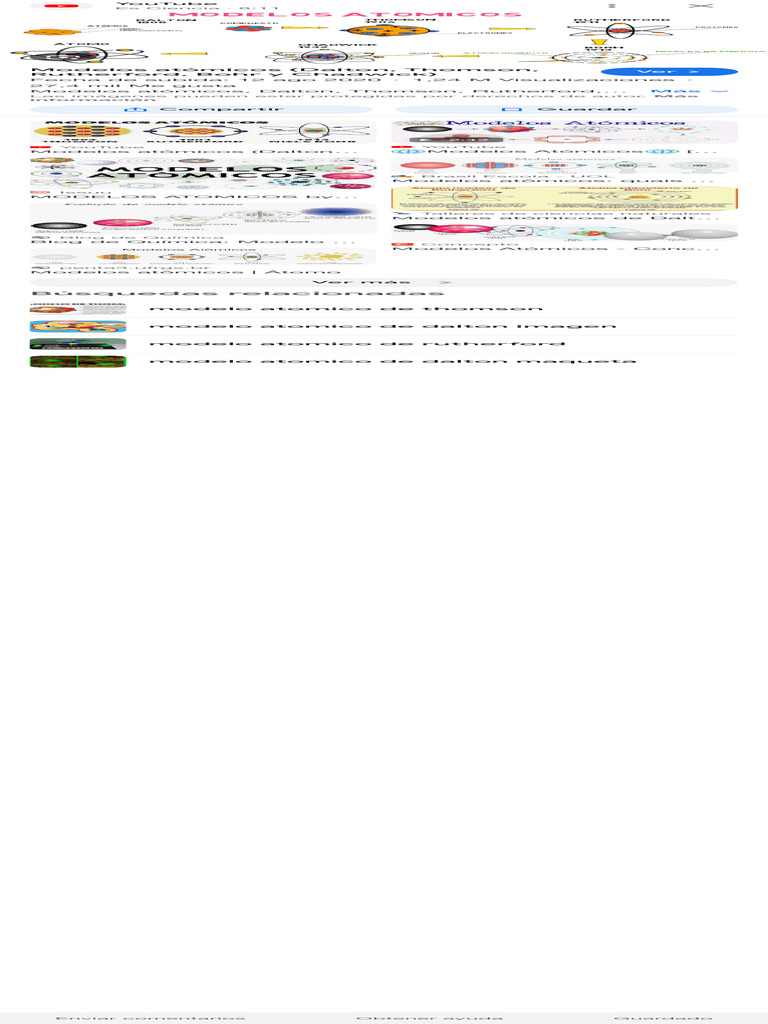 Modelo Atomico de Dalton - Buscar Con Google | PDF