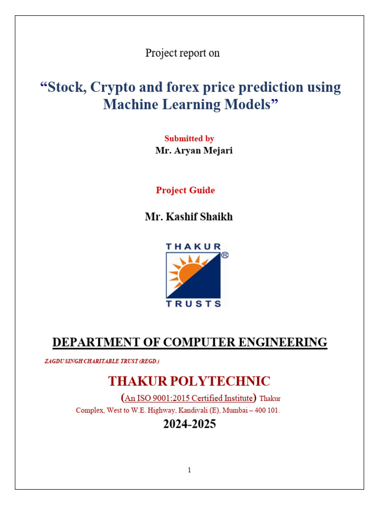 Aryan Blackbook | PDF | Machine Learning | Prediction