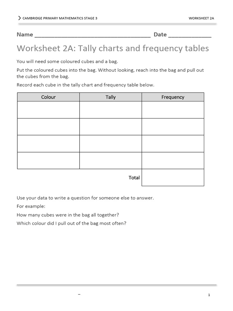 Prim Maths 3 2ed TR Diff Ws 2a | PDF