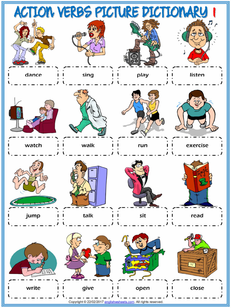 Action Verbs 2 | PDF