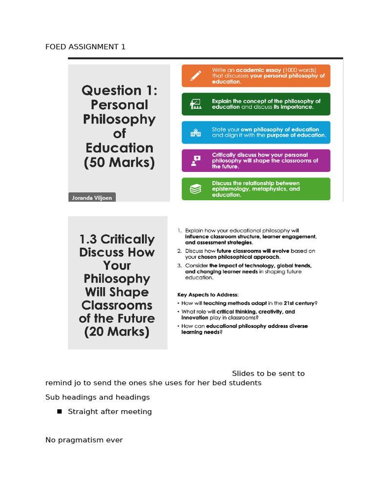 FOED ASSIGNMENT 1 Breakdown | PDF