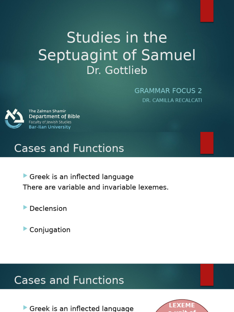 Greek Grammar: Cases and Functions | PDF | Grammatical Gender ...