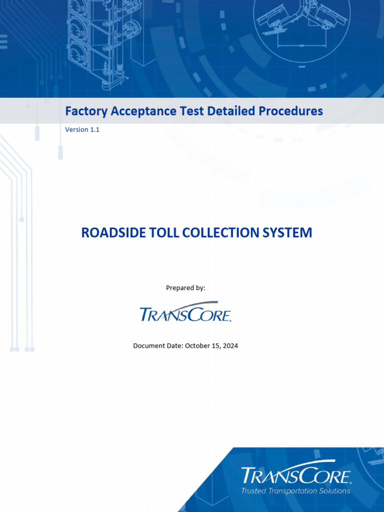 2024 Generic Factory Acceptance Test Procedures | PDF | Software ...