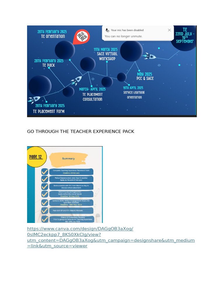 Go Through The Teacher Experience Pack | PDF