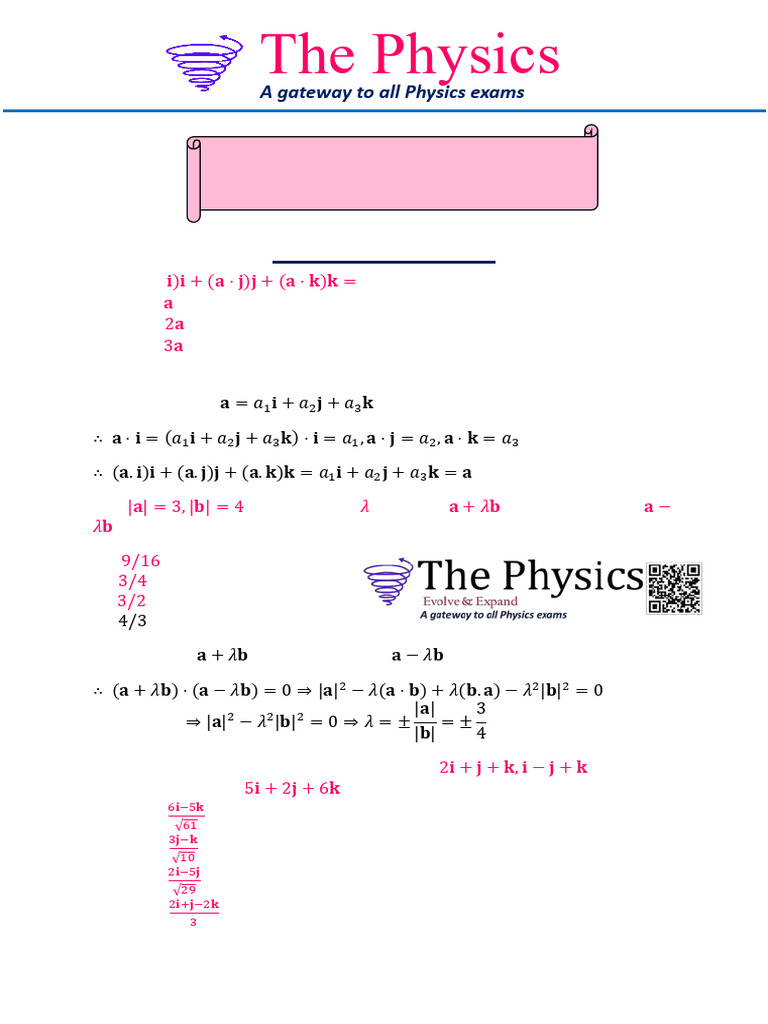 2.1 MMP-VA-DPP-2 With Solutions | PDF | Area | Euclidean Vector