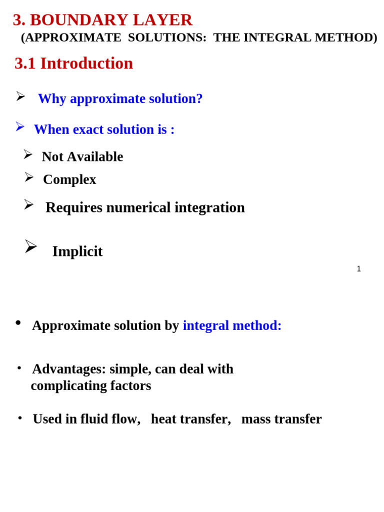3 - Boundary Layer - Integral Form | PDF | Boundary Layer | Integral