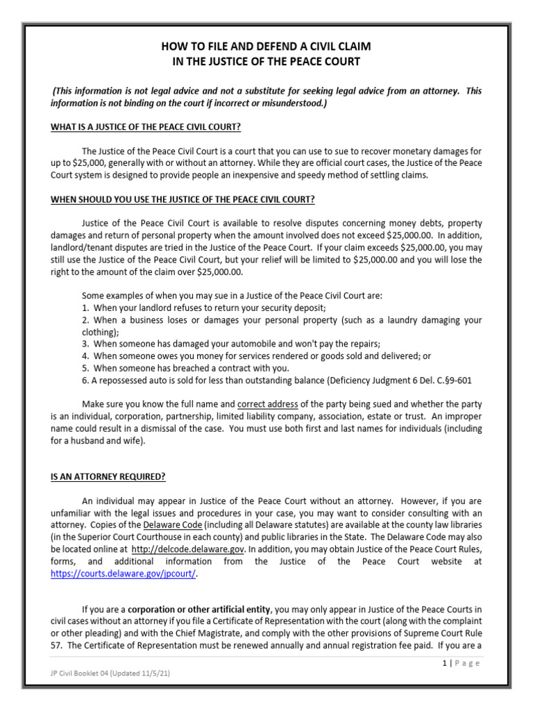 Bk04 - How To File and Defend A Civil Claim | PDF | Default Judgment ...