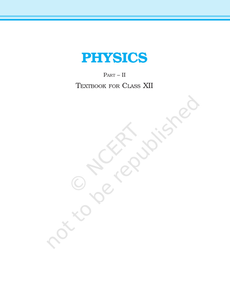 Ncert 12 Physics | PDF | Optics | Reflection (Physics)