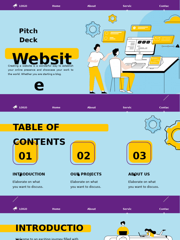 Website Pitch Deck | PDF
