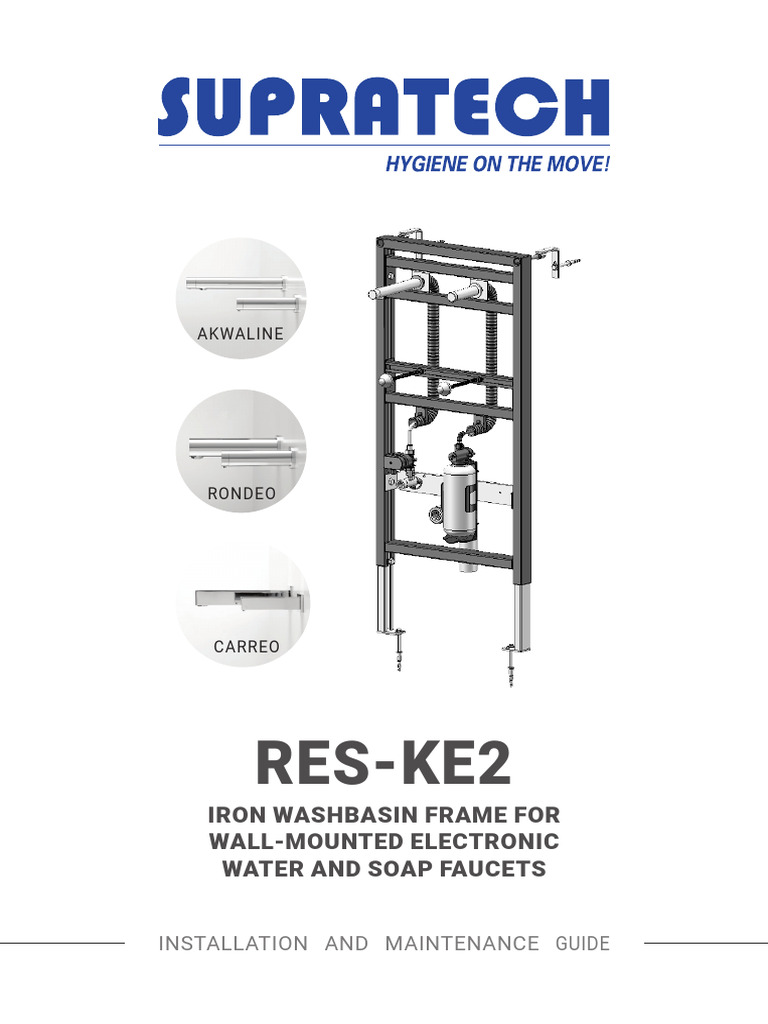 RES-KE2-123 Installation Guide | PDF | Tap (Valve) | Chess