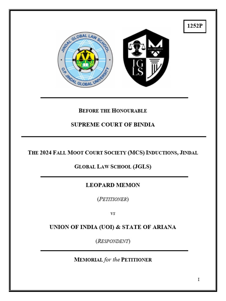 1252P - IC Sample Memo (For MCS Inductions) | PDF | Crimes | Crime ...