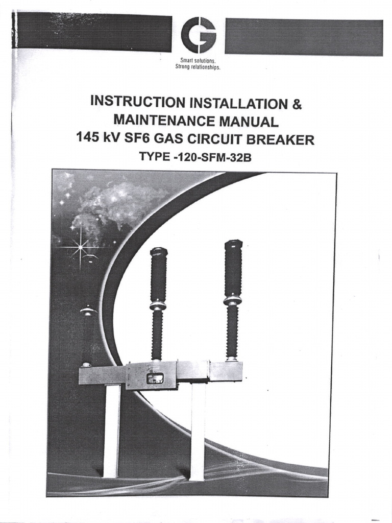 CG 145KV SF6 Breaker Manual | PDF