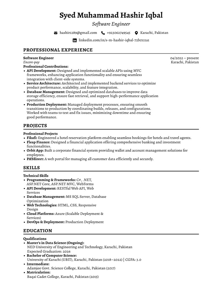 Syed_Muhammad_Hashir_Iqbal | PDF | Databases | Scalability