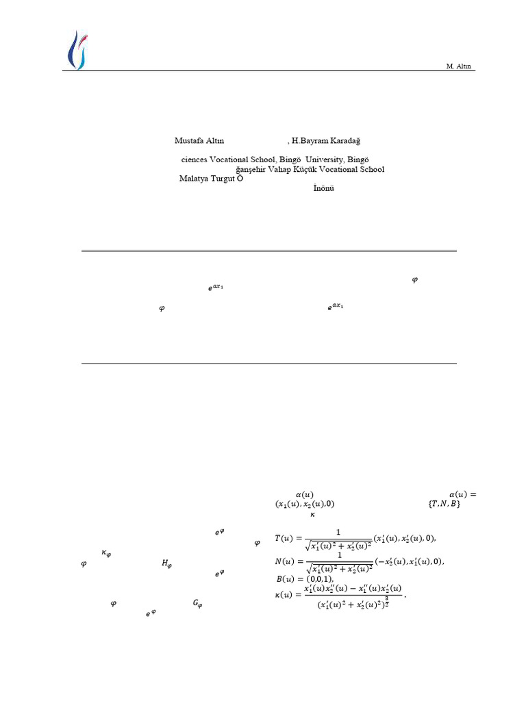 Ruled Surfaces Constructed by Planar Curves in Euclidean 3-Space With Density | PDF | Curvature ...