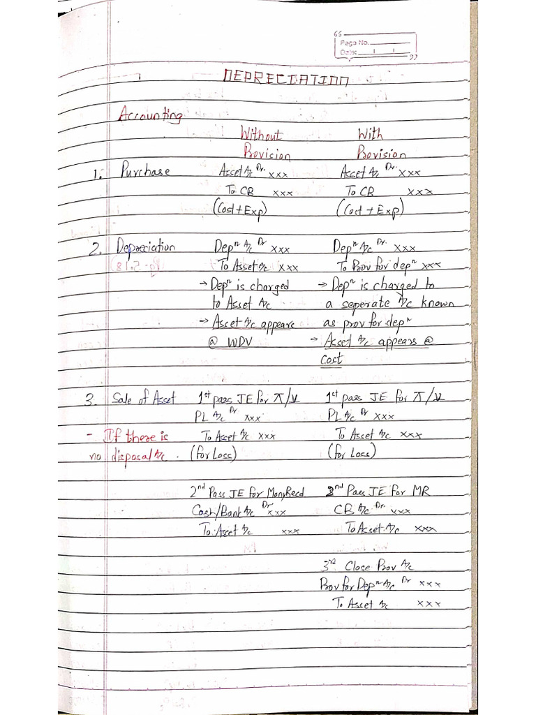 Depreciation and Amortization (CAFC) | PDF