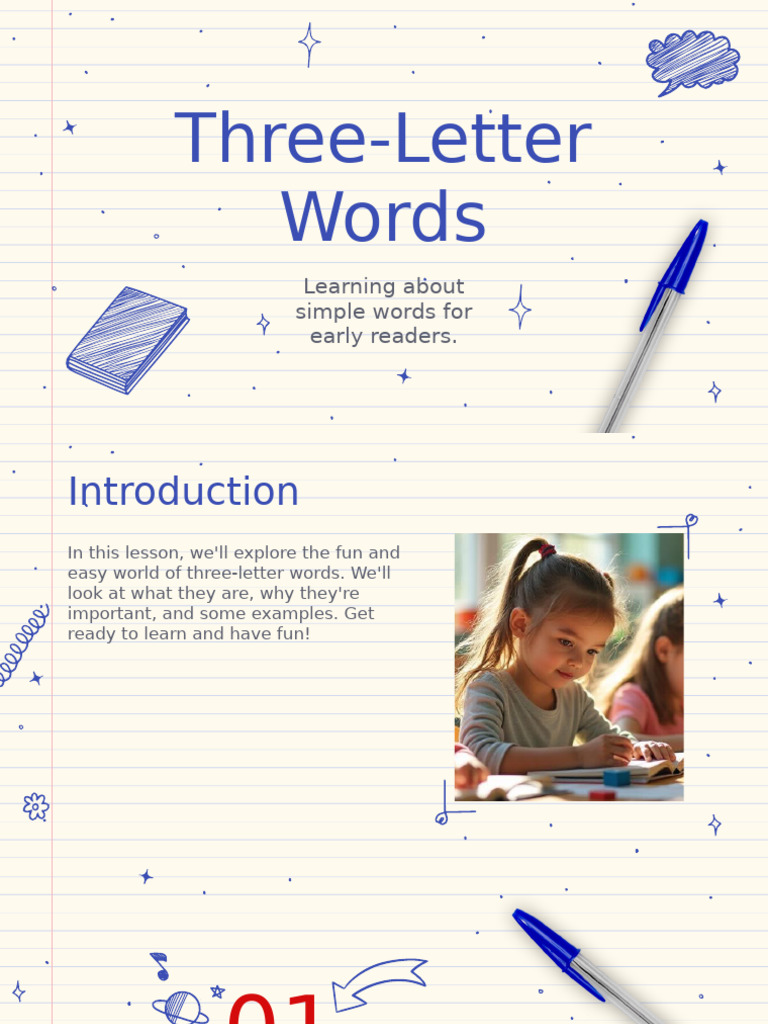 Three-Letter Words (1) | PDF