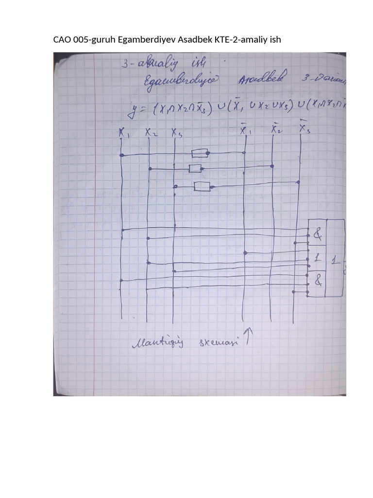 Kte 2-Amaliy Ish | PDF