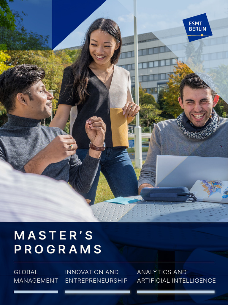 Esmt Berlin Masters Programs Brochure | PDF | Analytics | Artificial Intelligence