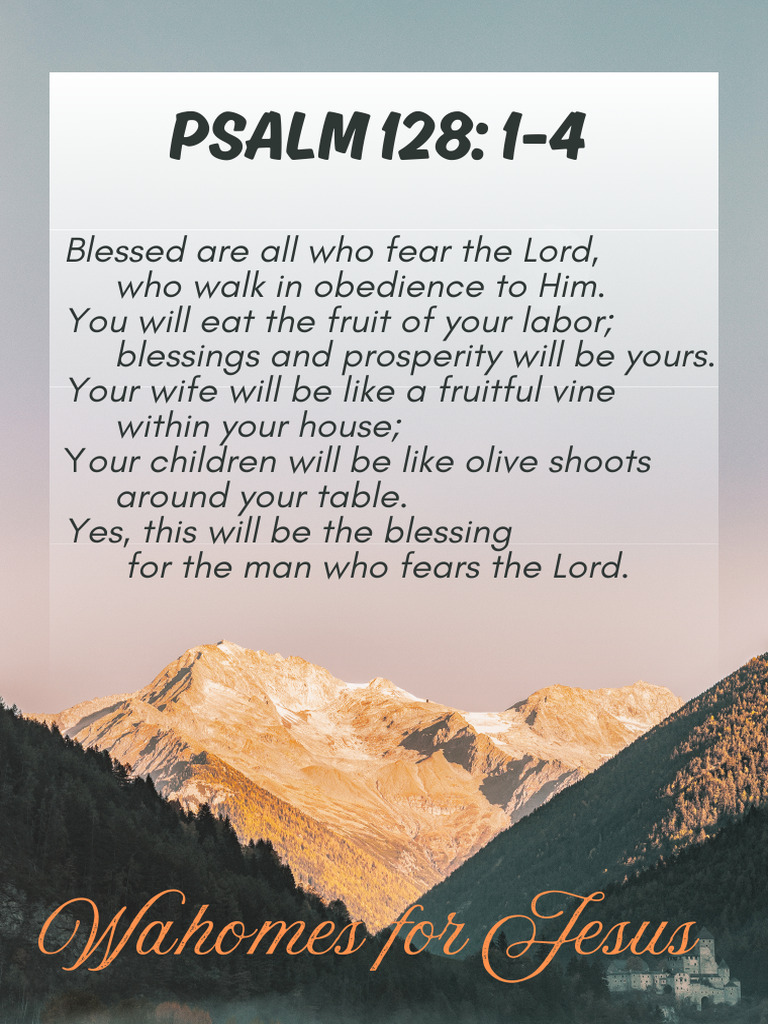 Blessings of Psalm 128:1-4 | PDF