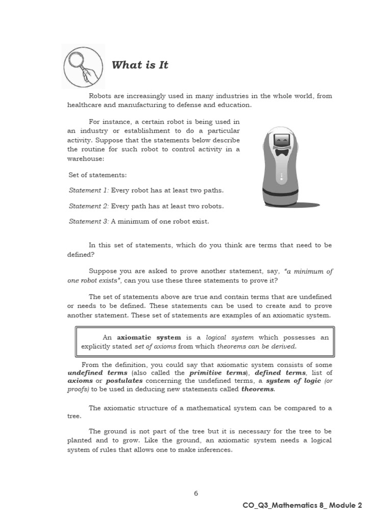 Understanding Axiomatic Systems in Math | PDF | Axiom | Triangle